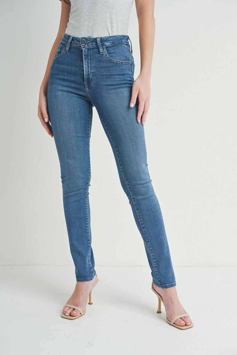 The Long Leg Straight – Just Black Denim